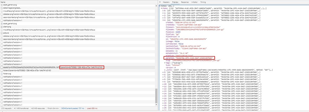 [SOLVED] Asset parentId Filter not working anymore - Solved Bugs - Squidex Support