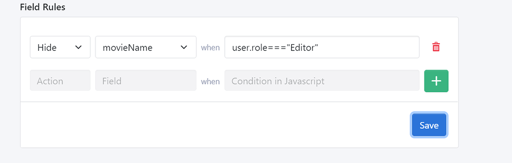 Implemented Conditional Field According To User Implemented Features Squidex Support 