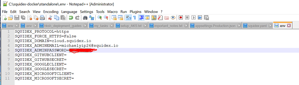 Failed to install with Docker - Development - Squidex Support