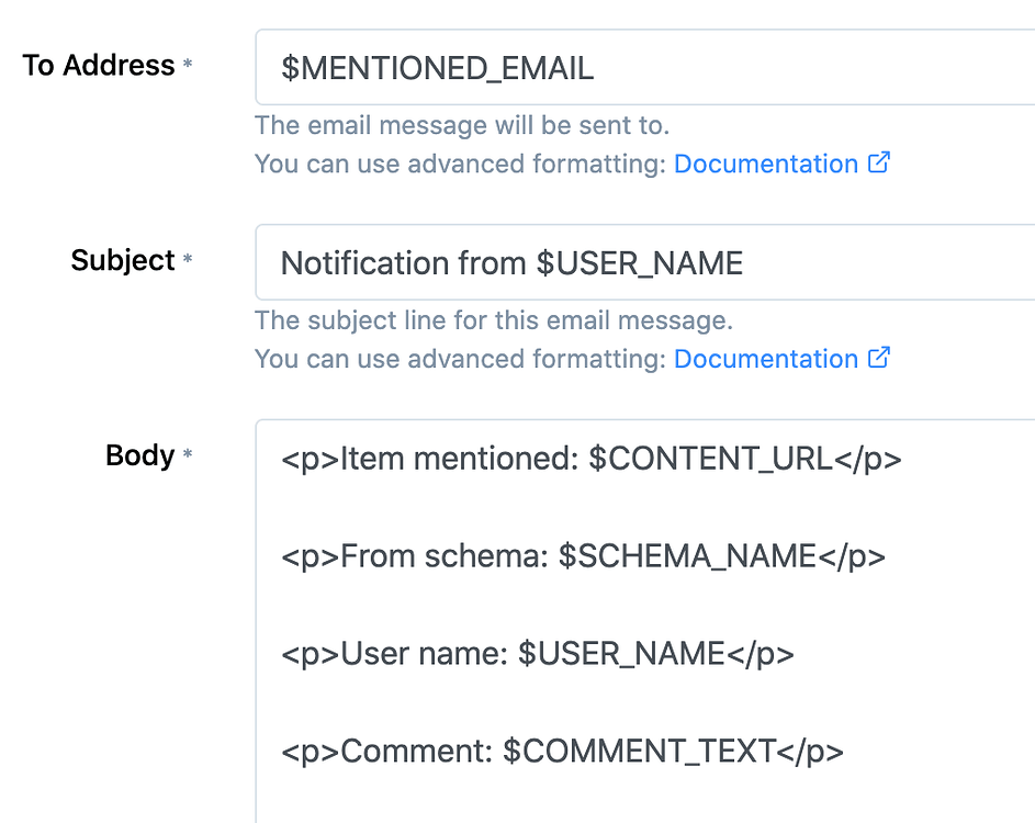 How to set up email notifications? - Support - Squidex Support