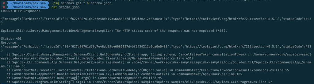 Errors in Migration step - Development - Squidex Support