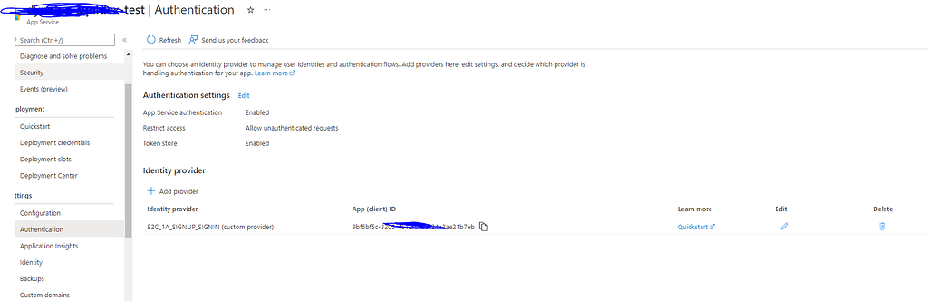 How to add Azure B2c to Squidex - Support - Squidex Support